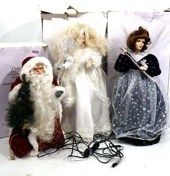 Santa with Angles Decorations - Bunting Online Auctions