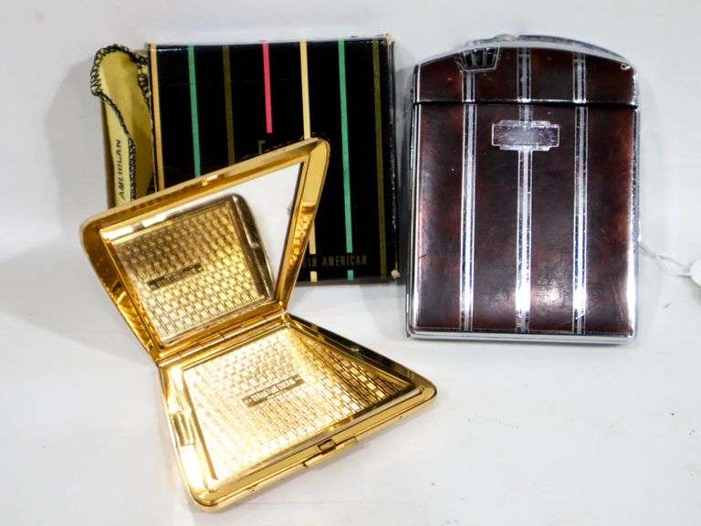 Elgin American Inc. Made in USA Vintage Gold Compact Personalized ...