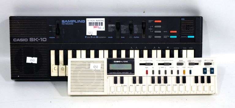 Casio VL-1 VL-Tone 29-Key Synthesizer Keyboard - Bunting Online Auctions