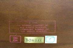 Bombay Company 1858044 ©1998 Classic Mantel / Table Clock - Bunting ...