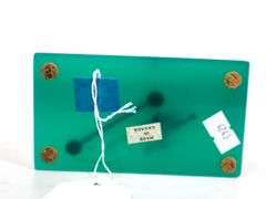 Vintage 1950s Clearfloat Lucite "Tennis Player" Cube Paperweight Made ...