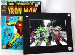 "The Invincible Iron Man" Marvel Comic Gallery Wrap Poster - and ...