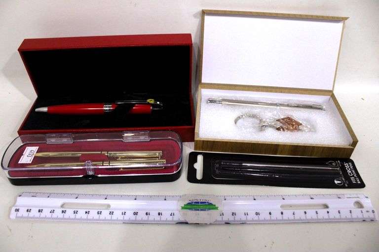 Ferrari Red Ballpoint Pen with Case - and - Cross and More - Designer ...
