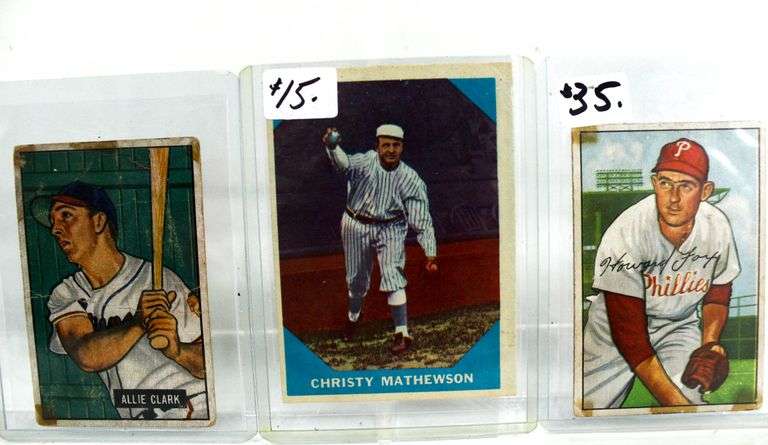 Vintage Baseball Sports Trading Cards: 1951 Bowman Gum, Inc. Allie ...