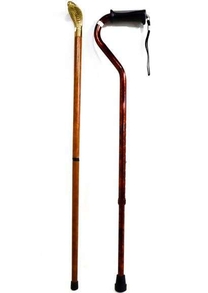 Walking Sticks / Canes: Copper Swirl Cane - and - Brass Snake Head Grip ...