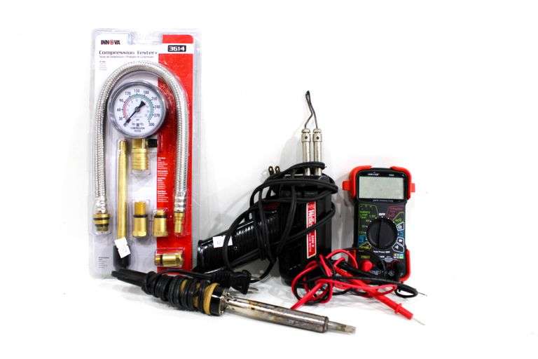 Digital Multimeter, Compression Tester and Weller 8200 Universal ...