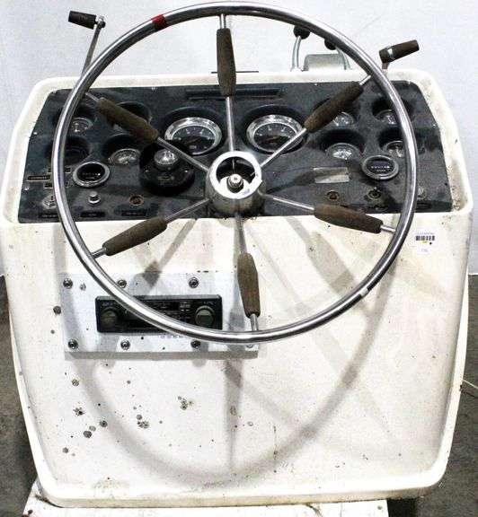 Marine Steering & Control Console - Bunting Online Auctions