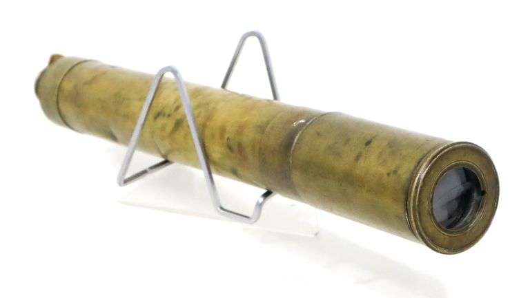 Vintage 1900s Brass Monocular / Scope - Bunting Online Auctions