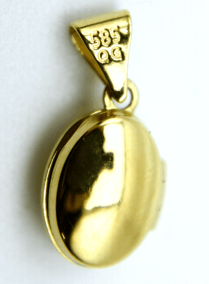 14KT Gold Locket Pendant. - Bunting Online Auctions