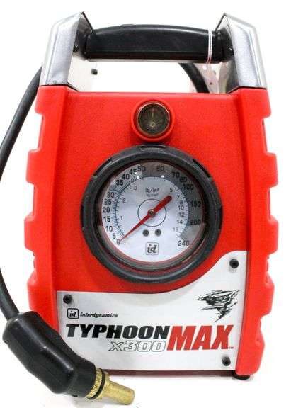 Typhoon X300 Max Air Compressor - Bunting Online Auctions