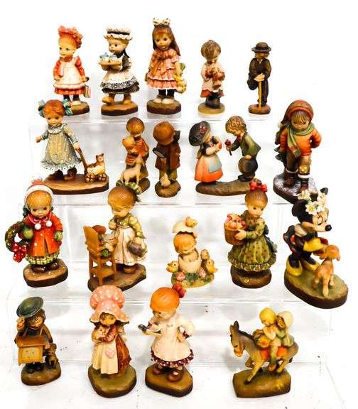 Numbered Limited Edition ANRI Design Valentine Hand Carved Figurines ...