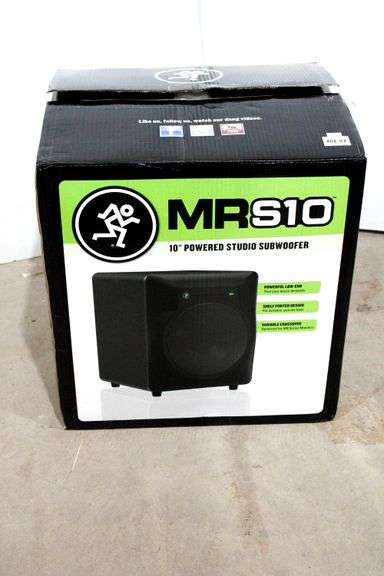 MRS10 10" Powered Studio Subwoofer - Bunting Online Auctions