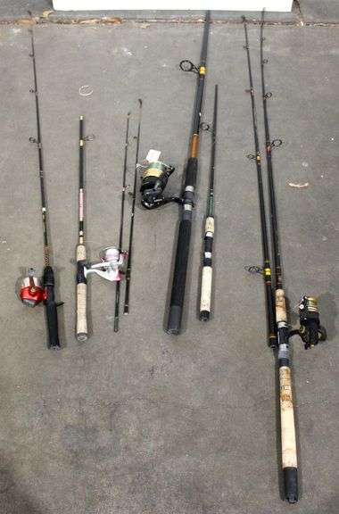 Fishing Rods & Reels - Includes: Prius, Shakespeare, Newport, Penn ...
