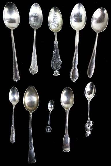 Sterling Silver Spoons - Makers Marks on Back - 175G Total Weight ...