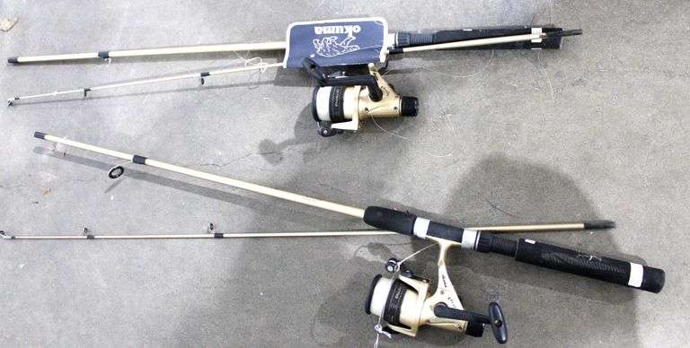 Fishing Rod & Reel - Okuma Steeler STE-60-40G Rear Drag Spinning Combo ...
