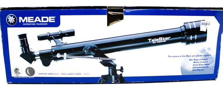 Meade Refracting Telescope Tele Star. Aperture 60mm Focal Length 700mm - View Earth and Sky ...