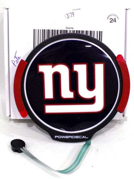 New York Giants LED Window Decal Light Up Logo Powerdecal NFL - Bunting ...