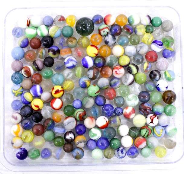 Large Collection of Glass Marbles - Bunting Online Auctions