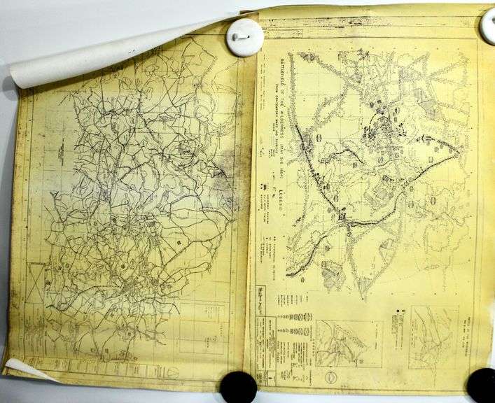 Vintage Maps: Battlefield of the Wilderness (May 1864) - and ...