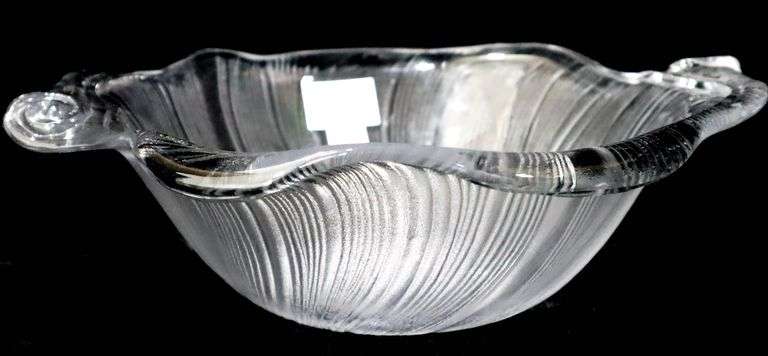 Villeroy & Boch Shell Shaped Crystal Glass Centerpiece Bowl - Bunting ...