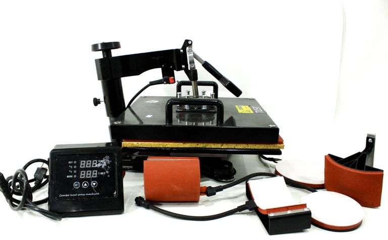 Multi-functional Heat Press Machine - Bunting Online Auctions