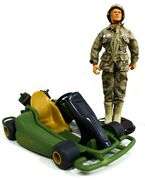 GI Joe Battle Go-Kart / Dune Buggy Vehicle with Marine "Duke" US Army ...