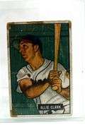 Vintage Baseball Sports Trading Cards: 1951 Bowman Gum, Inc. Allie ...