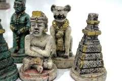 Vintage Chess Pieces: Aztec Spanish Conquistadors Mexican Chess Pieces ...