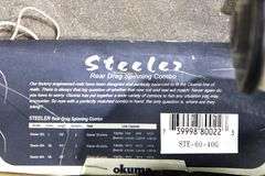 Fishing Rod & Reel - Okuma Steeler STE-60-40G Rear Drag Spinning Combo ...
