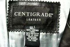 Centigrade Leather Coat Size Large - Bunting Online Auctions