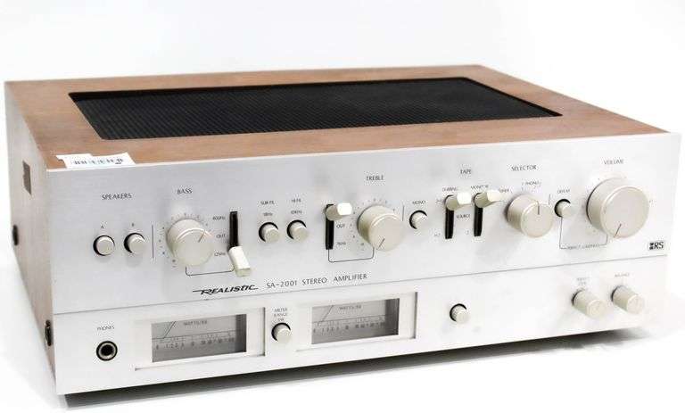 Realistic SA 2001 Model 31-1962A Stereo Amplifier - Bunting Online Auctions