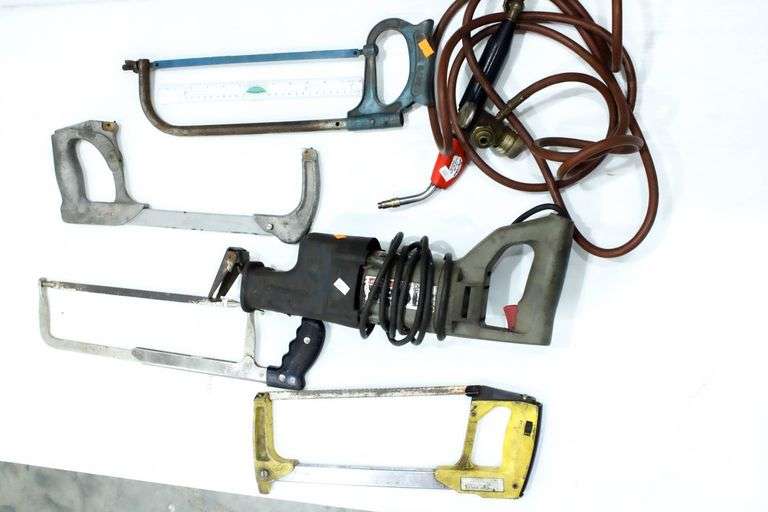 Hacksaws, Reciprocating Saw (Power), and Gas Soldering & Brazing Torch - Bunting Online Auctions