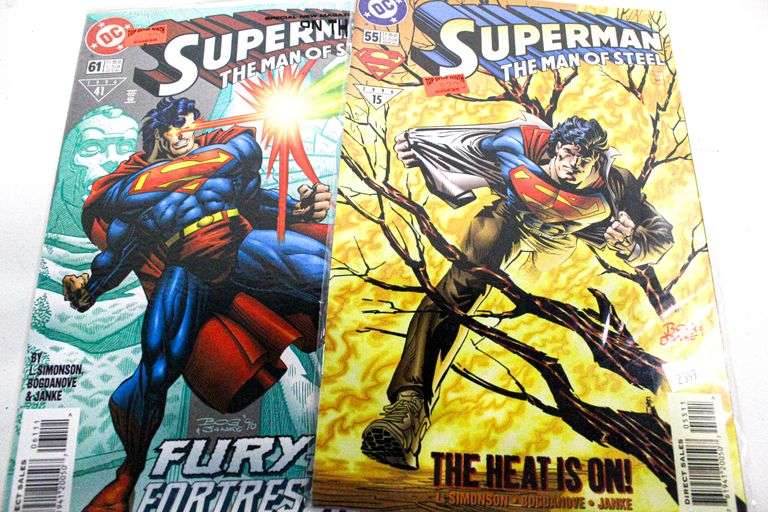 Collection of DC Superman Comic Books, The Death of Superman, Superman ...