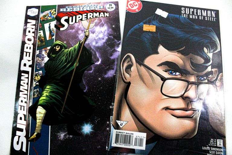 Collection of DC Superman Comic Books, The Death of Superman, Superman ...