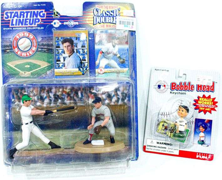 Starting Lineup Action Figures - and - Bobble Head Keychain - Bunting ...