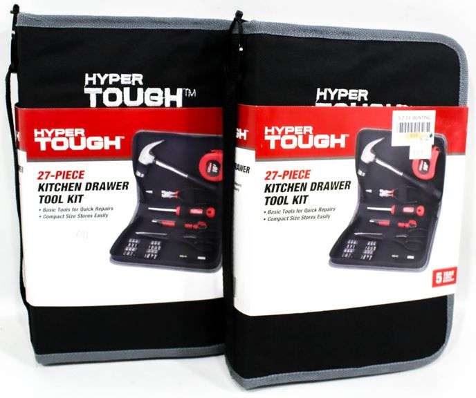 Hyper Tough Kitchen Drawer Tool Kit - Two - Bunting Online Auctions
