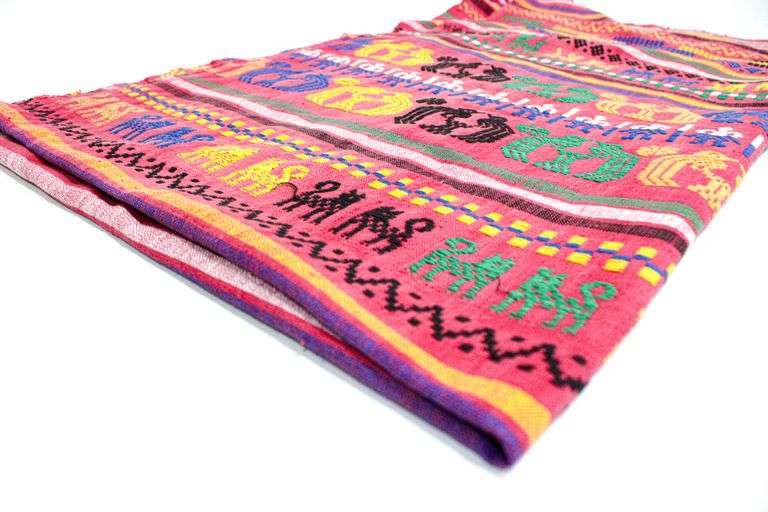 Moroccan Style Woven Throw Drape - 71 x 35 - Bunting Online Auctions