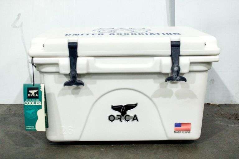 ORCA 35-Quart Cooler with Promotional Logo for "United Association ...