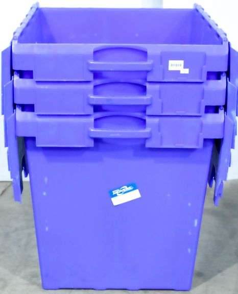 Office Movers Storage Tubs with Butterfly Lids - Bunting Online Auctions