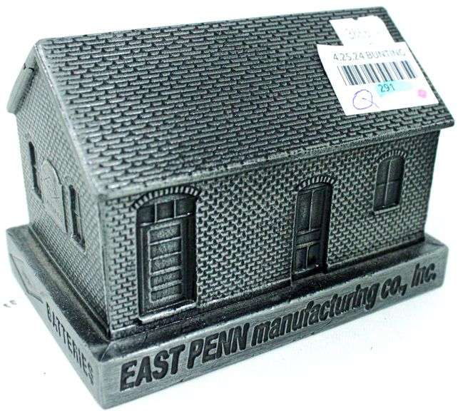 Old Bowers Creamery Deka Battery Plant Building 1974 Banthrico Pewter ...