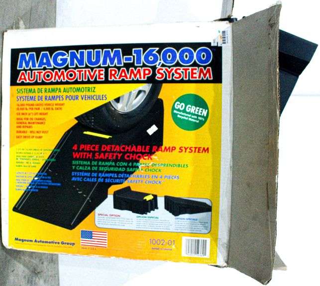 Magnum-16000 Automotive Ramp System with Box - Bunting Online Auctions