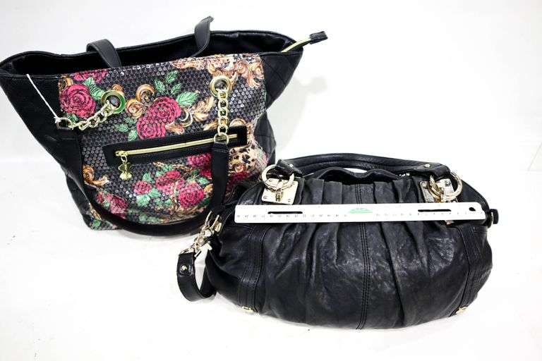 Betsy Johnson Tote - and - a Black Leather Junior Drake Handbag ...