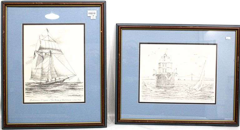 "Sandy Point Lighthouse" and "Baltimore Clipper-The Pride of Baltimore ...