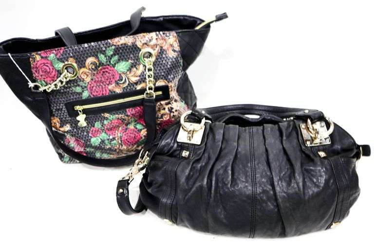 Betsy Johnson Tote - and - a Black Leather Junior Drake Handbag ...