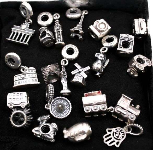 Pandora Travel Charms, 20 different designs. Sterling Silver. - Bunting ...