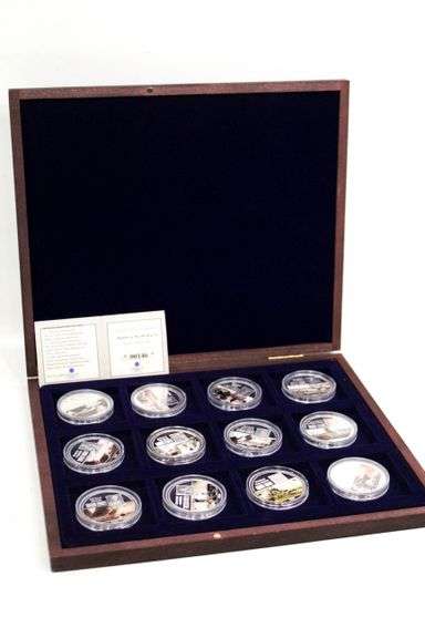 American Mint .999 silver , 12 coin set of the battles of World War Two ...