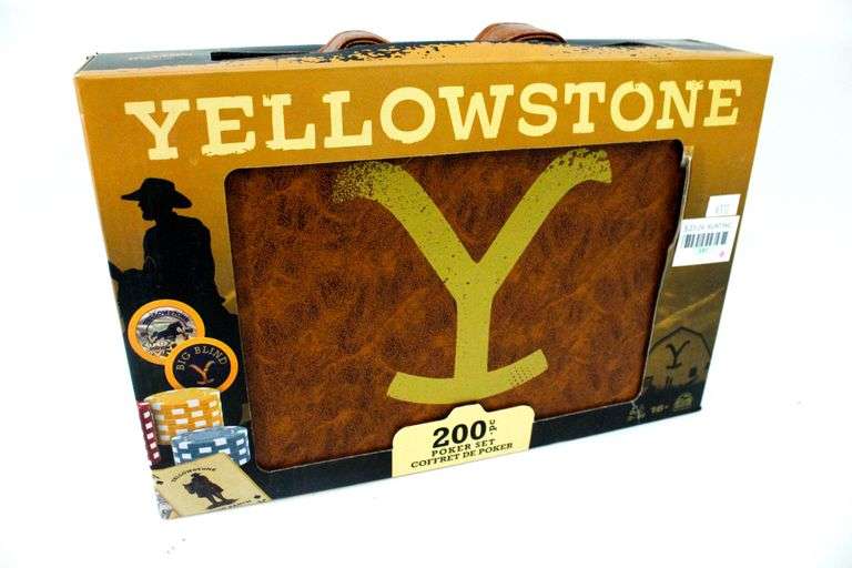 Yellowstone Poker Set with Box - Bunting Online Auctions