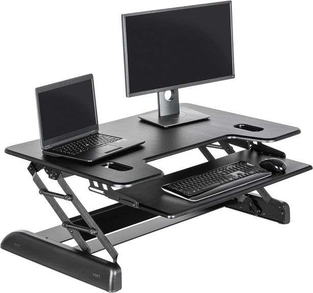 VariDesk Tall 40 by Vari - 2-Tier Standing Desk Converter for Dual ...