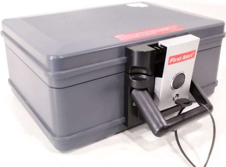 First Alert No. F64030349 Fire and Waterproof Safe Box with Key ...