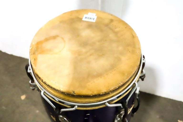Blue Conga Drum 13"x31" - Bunting Online Auctions
